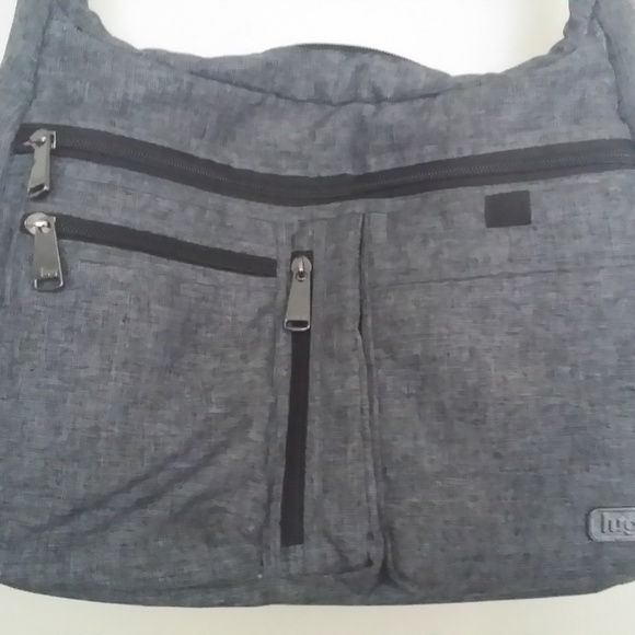 lug | Bags | Lug Gray Double Dutch Crossbody Bag | Poshmark